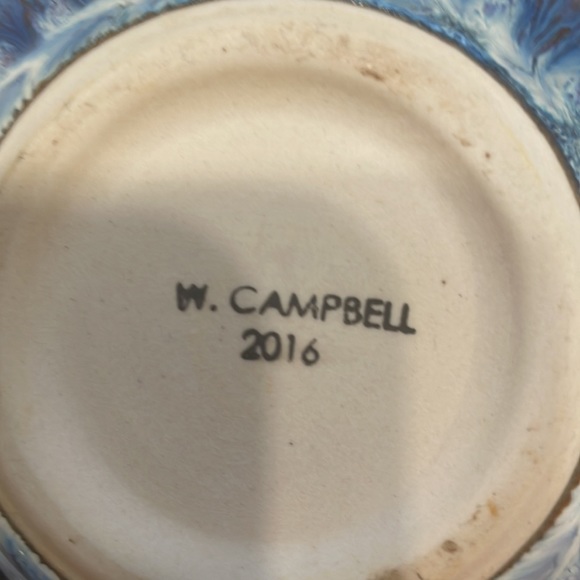 Bill Campbell pottery | Dining | Bill Campbell Signed Chip And Dip Set ...